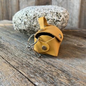 Handmade | Accessories | Handmade Leather Mini Bag Keychain | Poshmark